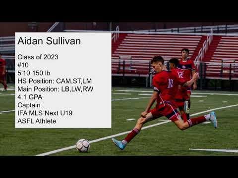 Aidan Sullivan's Men's Soccer Recruiting Profile