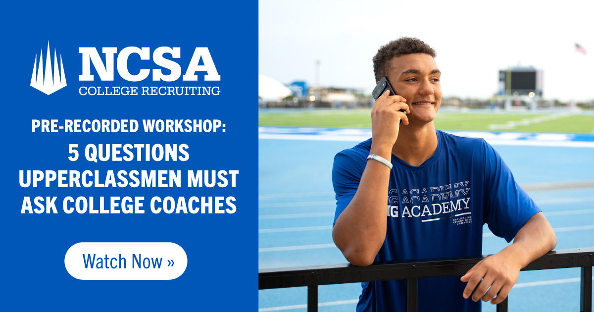5 Questions for Upperclassmen to Ask College Coaches